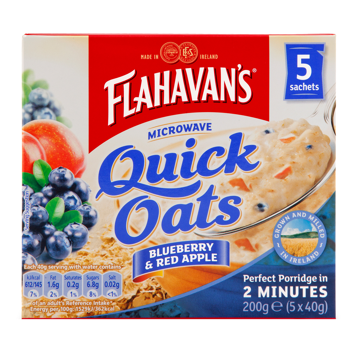 Flahavan's Organic Jumbo Oats (1kg) - Hunter Foods