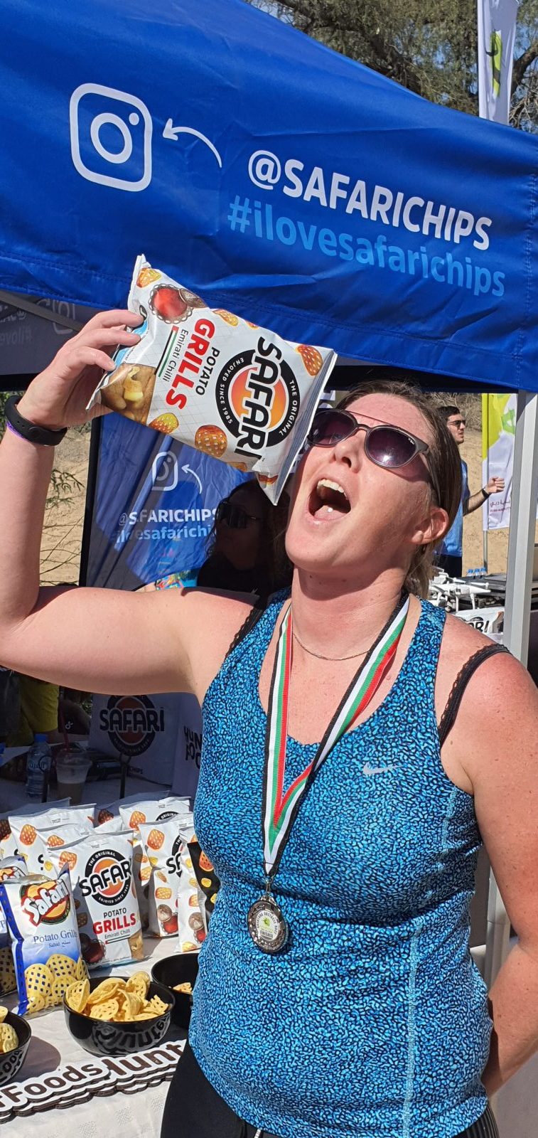 SAFARI CHIPS AT AVENTURA OBSTACLE RACE - Hunter Foods
