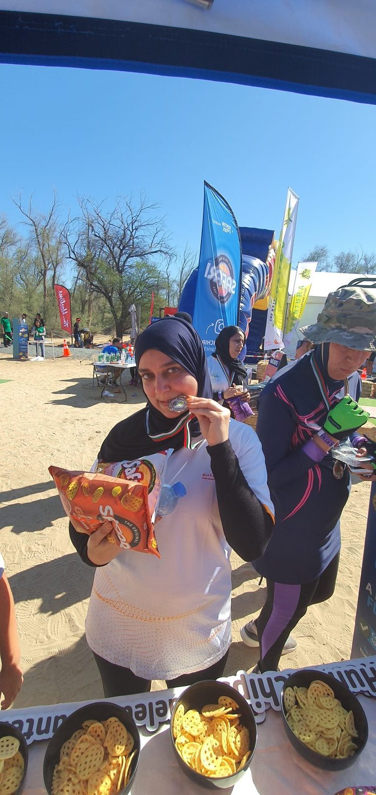 SAFARI CHIPS AT AVENTURA OBSTACLE RACE - Hunter Foods
