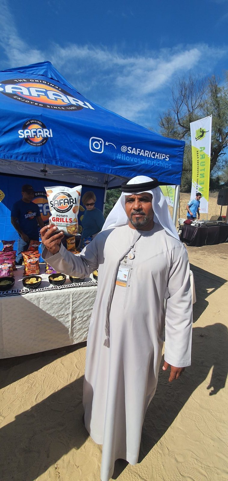 SAFARI CHIPS AT AVENTURA OBSTACLE RACE - Hunter Foods